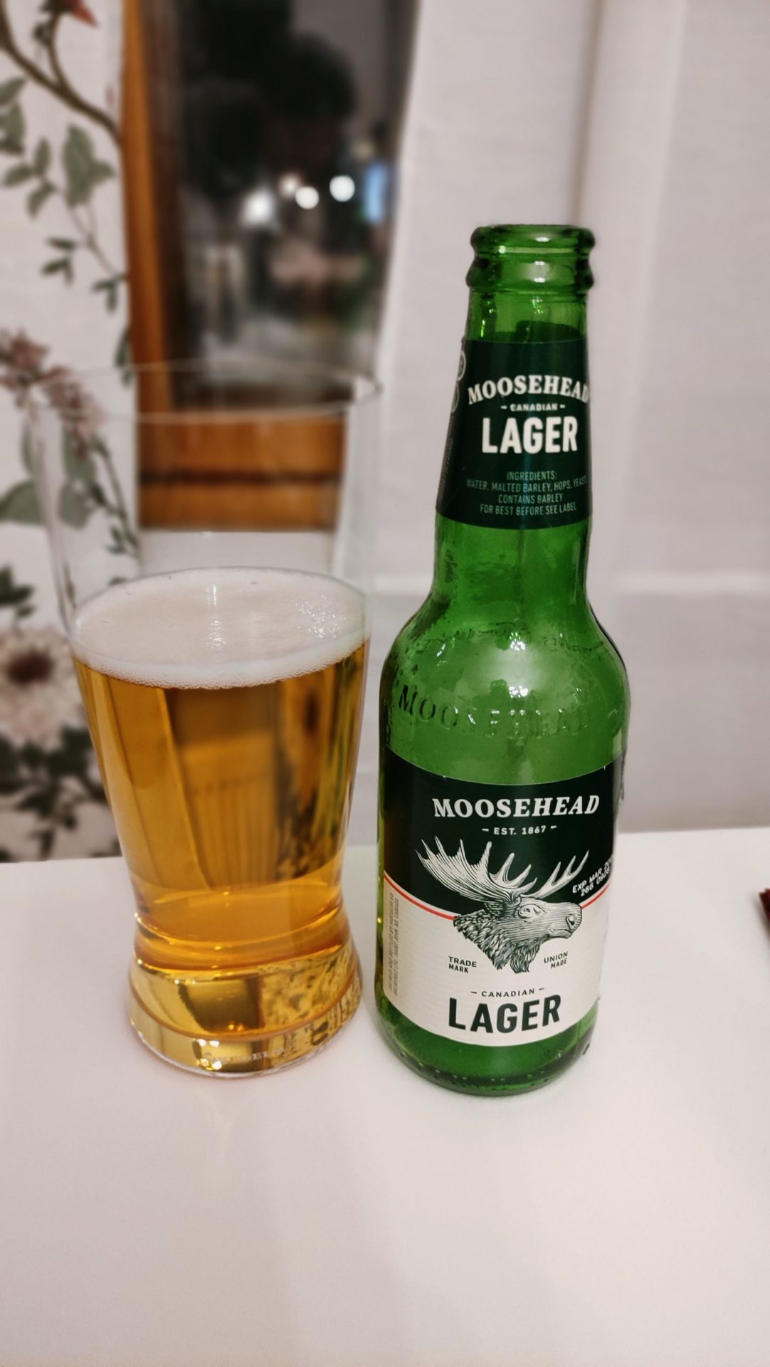 Moosehead Lager - Olutsivu