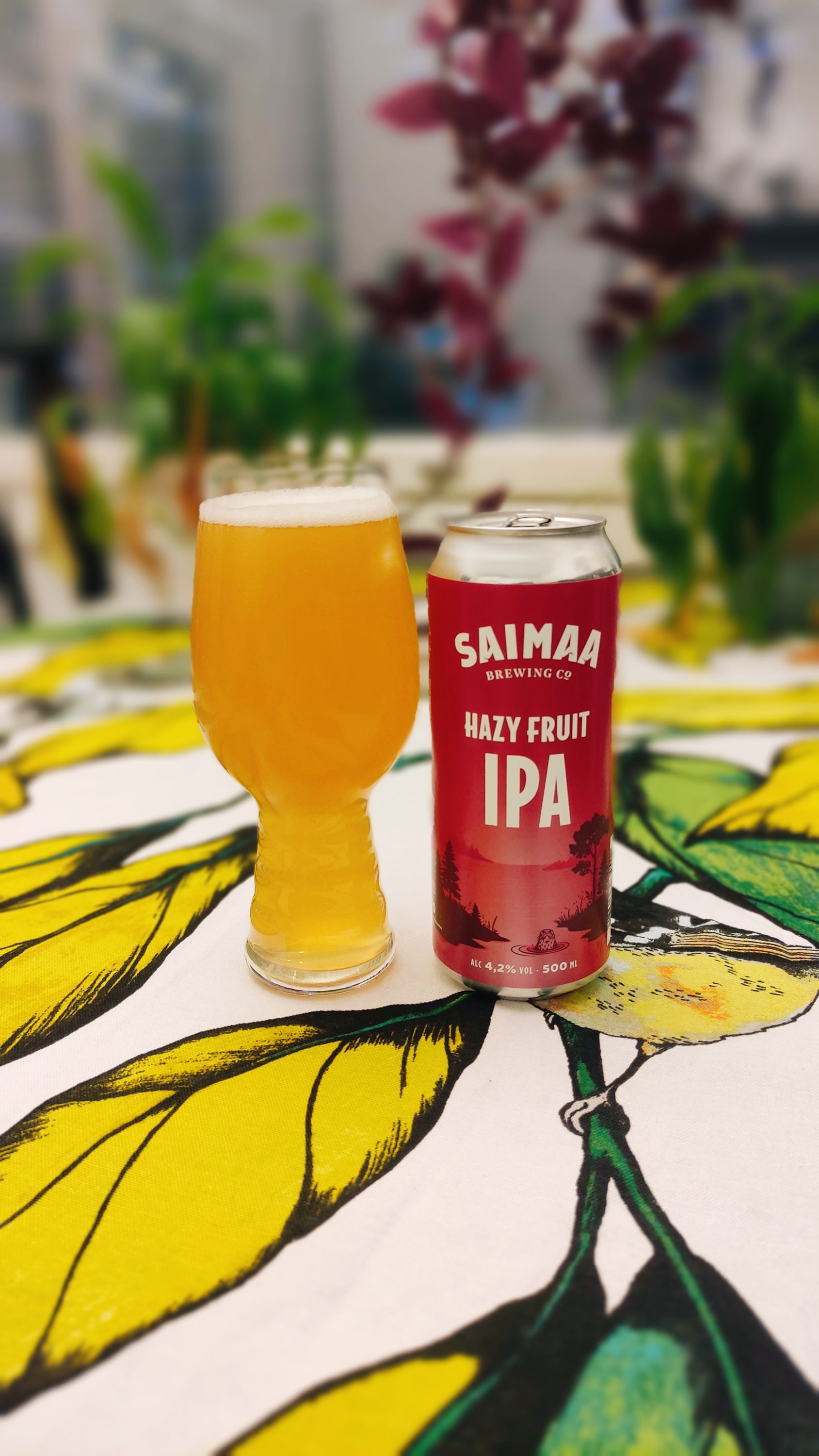 Saimaa Brewing Co. Hazy Fruit IPA - Olutsivu